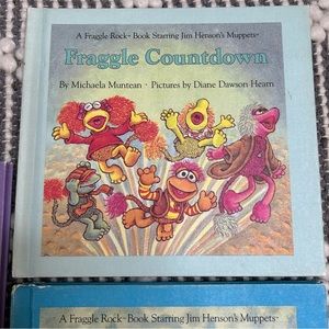 Muppets | Other | 4 Fraggle Rock Muppets Vintage 8s Books Hard Cover ...